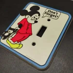 Mickey Mouse Light Switch Cover